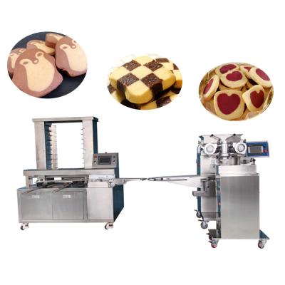 China Cute Sweetheart Penguin Panda Bear Cartoon Cookies Production Line Machine for sale