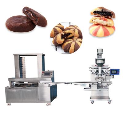China Liquid Filling Cookie Production Line Machine With Chocolate Stuffed Filled for sale
