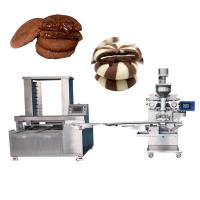 China SUS 304 Food Grade Stainless Steel Chocolate Liquid Filling Cookie Making Production Line for sale