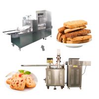 China Automatic Slicing And Arranging Frozen Cookie Production Line for sale