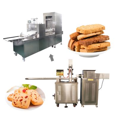 China Automatic Slicing And Arranging Frozen Cookie Production Line for sale