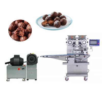 China PLC Automatic Low Noise Filled Stuffed Energy Dates Balls Making Machine for sale