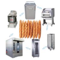 China Complete Set Industrial Bread Baking Machine Frozen French Baguette Production Line for sale
