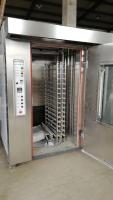 China Full Stainless Steel 64 Trays Gas Rotary Oven For Bread for sale