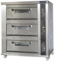 China Electric / Gas 50kg/Hr 3 Decks 9 Trays Bread Deck Oven for sale