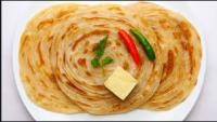 China 0.5KW Freezing Lacha Paratha Pressing Filming Machine With Double Line for sale