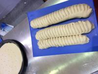 China 380V Electric Automatic Bread Production Line With Cutter for sale