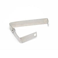 China OEM CNC Hardware Stainless Steel Pipe Clamp Bracket with Customized Stamping Process for sale
