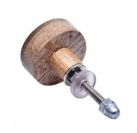China Modern Europe Simple Style Luxury Wood Resin Metal Door Cabinet Knob Handle 128mm for sale