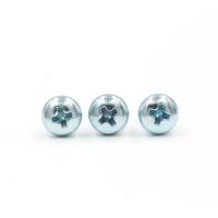 China Blue Zinc Stainless Steel Phillips Round Pan Head Self-tapping Thread Forming Screw for Plastic for sale