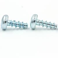 China Blue Zinc Stainless Steel Phillips Round Pan Head Self-tapping Thread Forming Screw for Plastic for sale