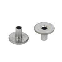 China OEM CNC Hardware Parts Furniture Hardware Black Galvanized Hollow Rivet Stamped from Stainless Steel for sale