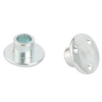 China OEM CNC Hardware Parts Furniture Hardware Black Galvanized Hollow Rivet Stamped from Stainless Steel for sale