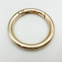 China Metal Zinc Alloy Spring Buckle Open Ring Key Chain for DIY Jewelry Hanging Accessory for sale