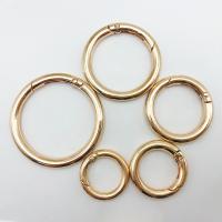 China Metal Zinc Alloy Spring Buckle Open Ring Key Chain for DIY Jewelry Hanging Accessory for sale