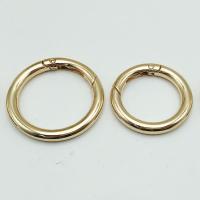 China Metal Zinc Alloy Spring Buckle Open Ring Key Chain for DIY Jewelry Hanging Accessory for sale