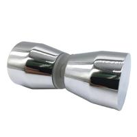 China Powder Coating Double-Sided Brass Bathroom Shower Glass Handle for Precision Hardware for sale