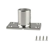 China OEM CNC Hardware Parts Stainless Steel Guide Base with Rectangular Base Accessories for sale