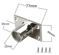 China OEM CNC Hardware Parts Stainless Steel Guide Base with Rectangular Base Accessories for sale