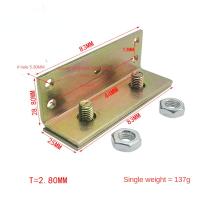 China Specifications 83 * 24 * 2.8 mm Set of Eight Iron Hinge Hardware Accessories for Bed for sale