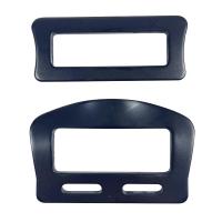 China Black Zinc Plated Steel Rectangular Slide Buckle for Safety Belt Accessories for sale