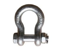 China Hardware Rigging Mooring Painted Shackle and Drop Forged Screw Pin Anchor Shackle for sale