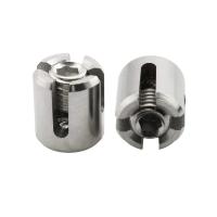 China Standard Stainless Steel Wire Rope Cross Clip Clamp for Trellis Systems Green Wall Cable for sale
