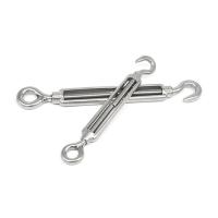 China High Polished Stainless Steel European Type Eye and Hook Open Body Turnbuckle for Marine for sale