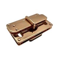 China XS-231---004, J6611 Press Handbag Lock Hardware with Push and Turn Metal Lock for sale