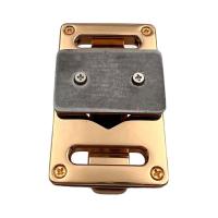 China XS-231---004, J6611 Press Handbag Lock Hardware with Push and Turn Metal Lock for sale