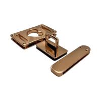 China XS-231---004, J6611 Press Handbag Lock Hardware with Push and Turn Metal Lock for sale