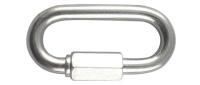 China 4mm 5mm 6mm Galvanized Oval Quick Link for Rigging Hardware Acceptable OEM for sale
