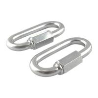 China 4mm 5mm 6mm Galvanized Oval Quick Link for Rigging Hardware Acceptable OEM for sale