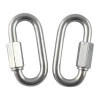 China 4mm 5mm 6mm Galvanized Oval Quick Link for Rigging Hardware Acceptable OEM for sale