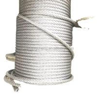 China 7x7 7X19 Heavy Duty Stainless Steel Wire Rope for General Hardware Applications for sale