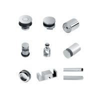 China OEM CNC Hardware Parts Cabinets Stainless Steel Frameless Sliding Glass Shower Doors for sale