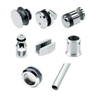 China OEM CNC Hardware Parts Cabinets Stainless Steel Frameless Sliding Glass Shower Doors for sale