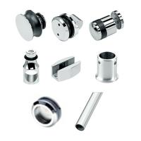 China OEM CNC Hardware Parts Cabinets Stainless Steel Frameless Sliding Glass Shower Doors for sale