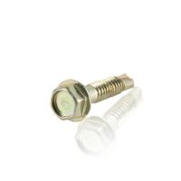 China Stainless Steel Half Thread Hexagonal Flange Head Tapping Screw with Stamping Process for sale