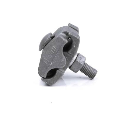 China OEM CNC Hardware Parts Bimetal Clip Cable Connector Hardware with Stamping Process for sale