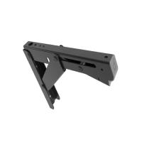 China Powder Coated Triangular Support Frame Wall Mounting Hanging Shelf for Computer Table for sale