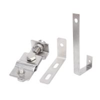 China Black Anodized Sheet Metal Stamping Bracket for Custom OEM CNC Hardware Components for sale