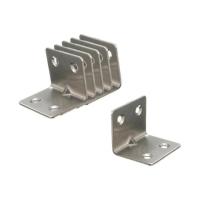 China Stamping Process L Shape Steel Flat Angle Iron Metal Cabinet Frame Corner Bracket for sale