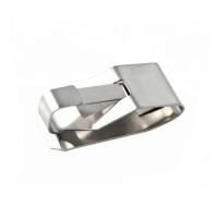 China Powder Coating Stainless Steel Money Clips for Wallet Custom Blank Metallic Clip for sale