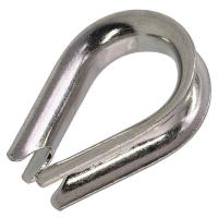 China Stainless Steel Wire Rope Thimble for OEM CNC Hardware Parts and Stamping Process for sale