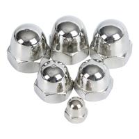 China Stainless Steel Hex Cap Nut Hardware for OEM CNC Parts Excellent Performance for sale