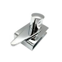 China Custom Shower Glass Door Lock Latch Hardware in Stainless Steel OEM CNC Manufactured for sale