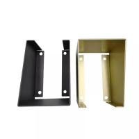 China Process Stamping Stainless Steel Customized 90 Degree Mounting Metal Corner Bracket for sale