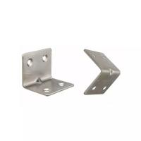 China Process Stamping Stainless Steel Customized 90 Degree Mounting Metal Corner Bracket for sale
