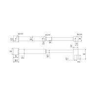 China Flexible Shower Room Hardware Pole Frame Precision Stainless Steel Stamping Products for sale
